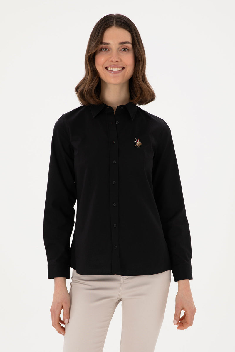 Ženska Crna Košulja Dugih Rukava | U.S. Polo Assn. | uspoloassn.ba
