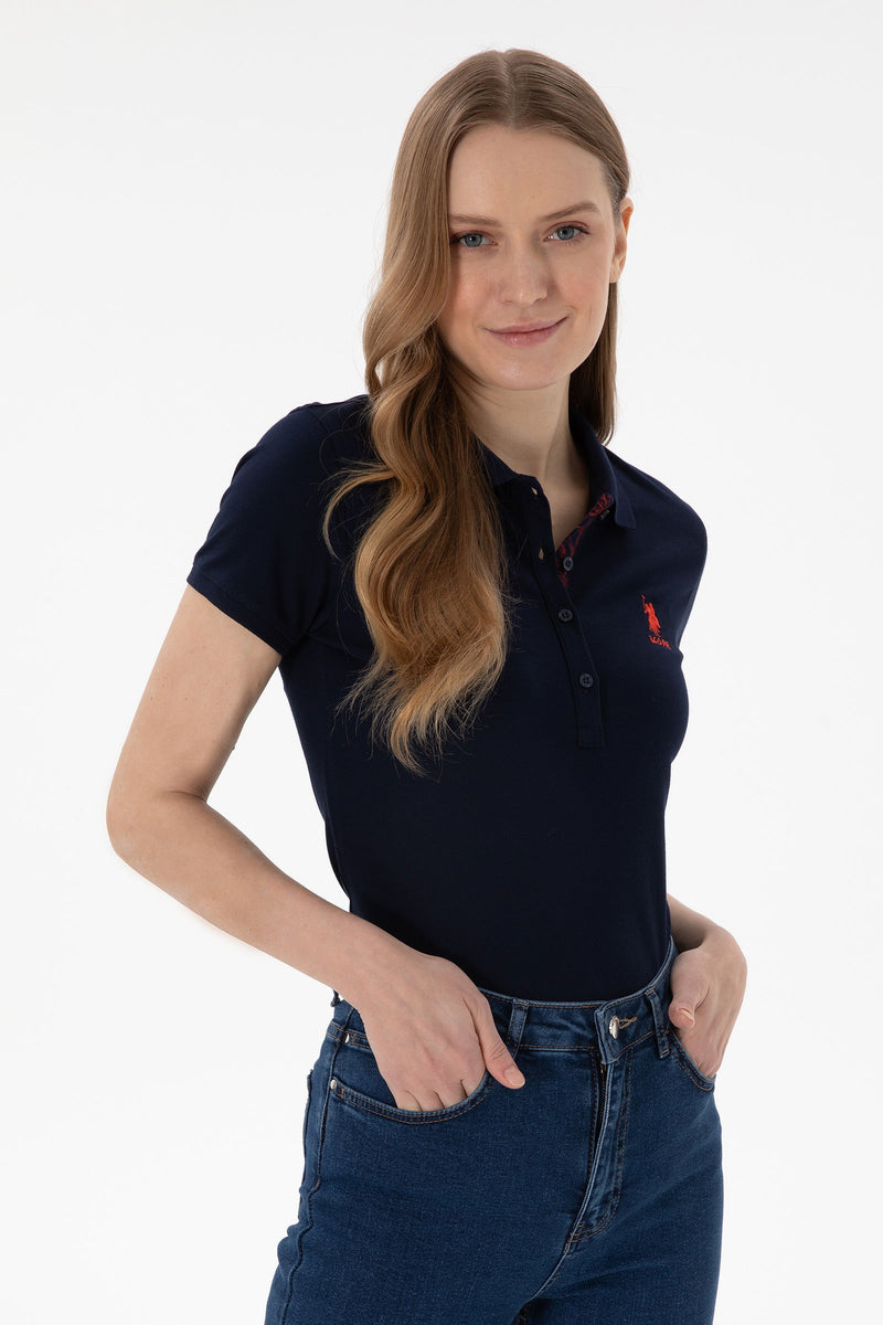 Ženska Teget Plava Polo Majica Krakih Rukava | U.S. Polo Assn ...